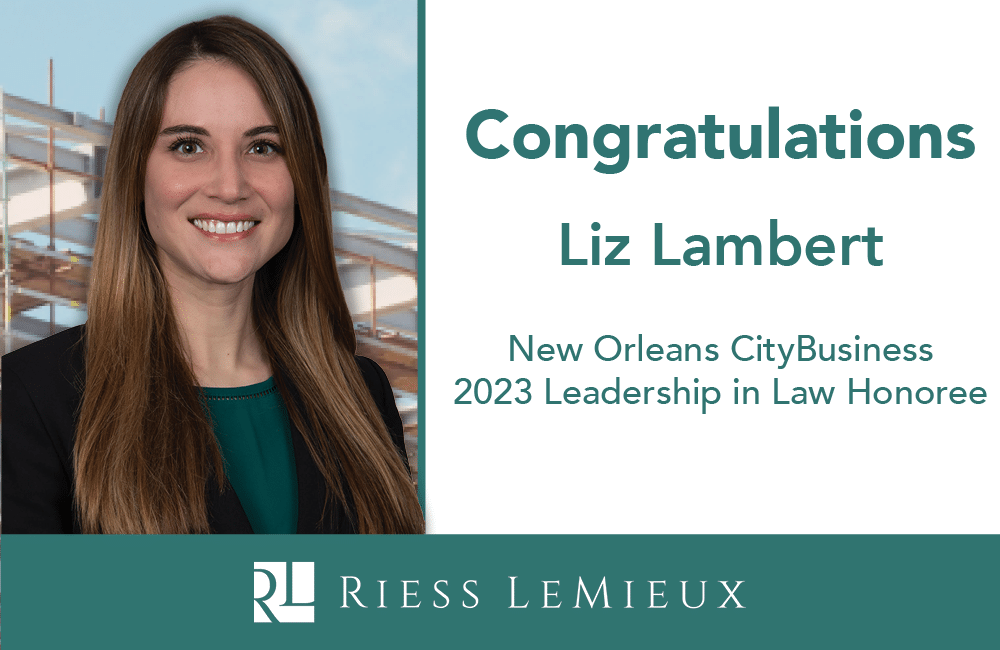 Liz Lambert Named to 2023 Leadership in Law Class – Riess LeMieux
